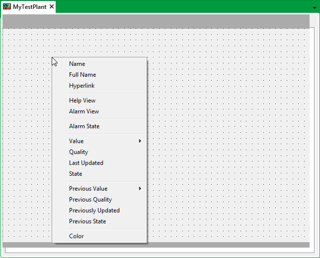Geo Scada Expert Tutorial Use Drag And Drop To Display The Point Data On A Mimic